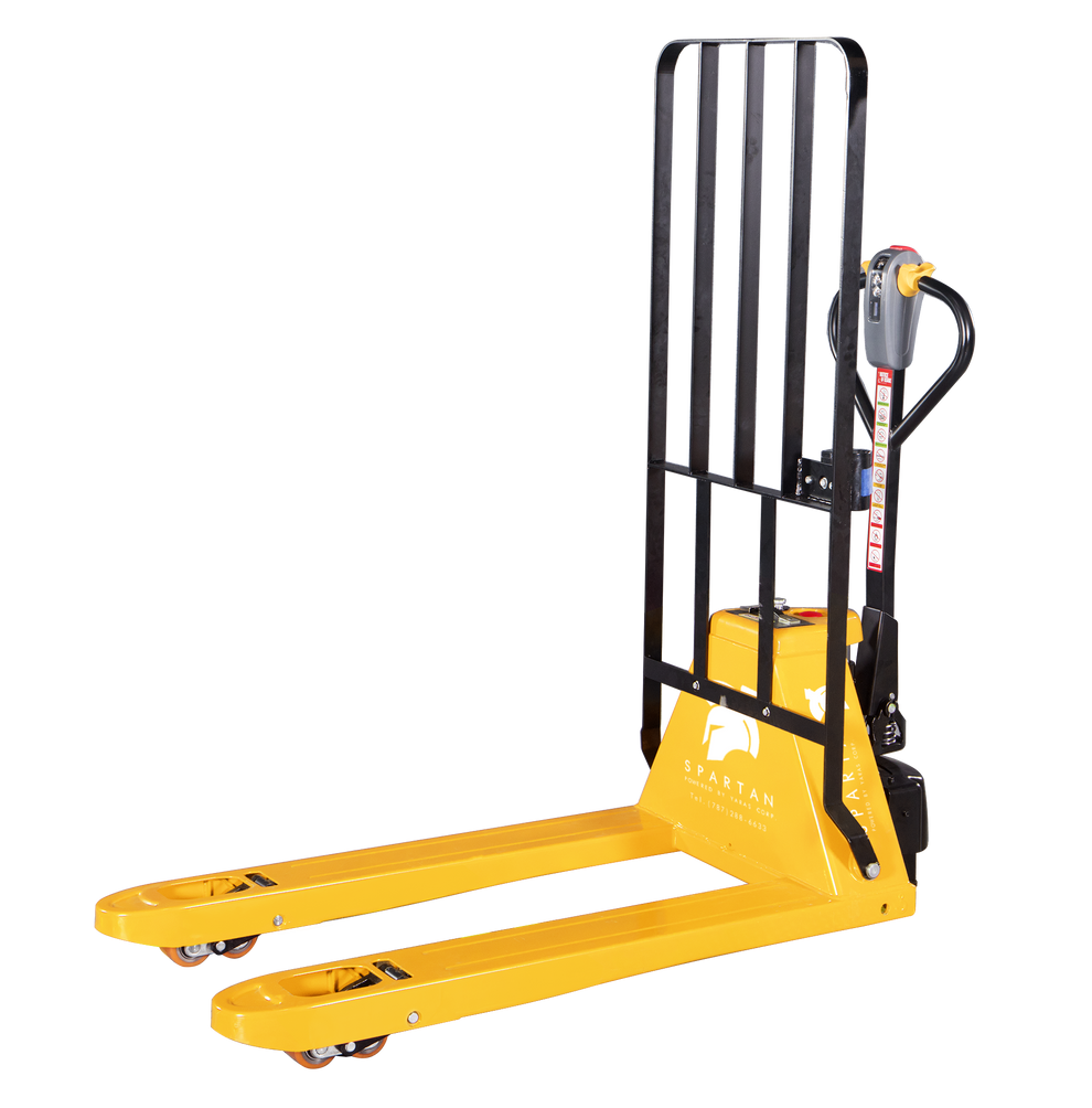 Full Electric Pallet Truck w/ Load Backrest – Yaras Corp